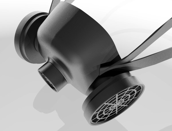 3d model respiratory protection mask