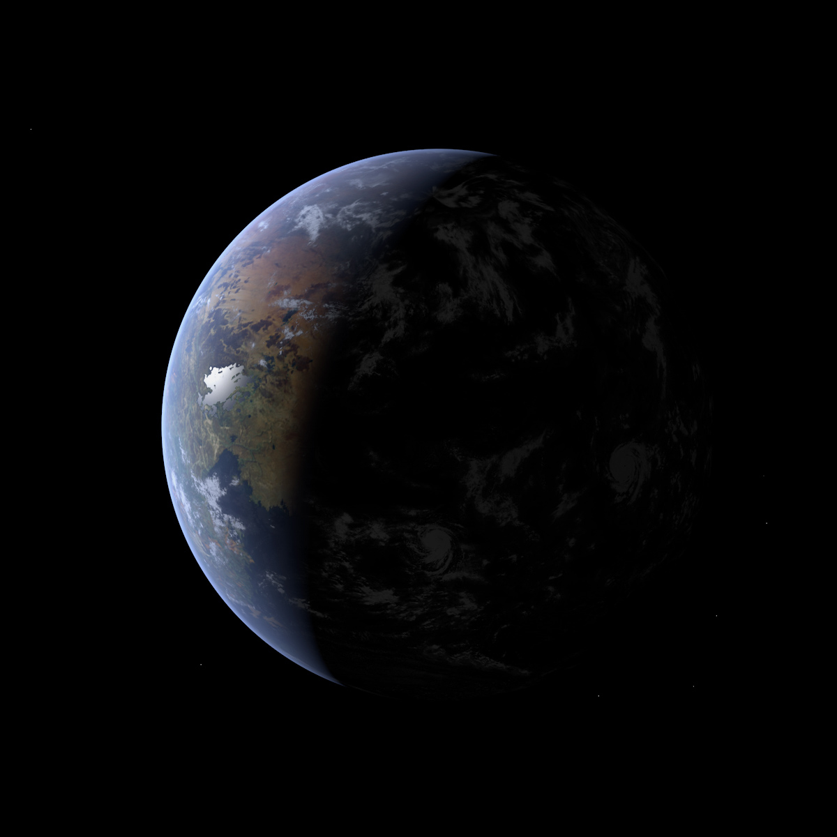 Fictional Alien Earth-like Planet 2 12k 3D - TurboSquid 1856065