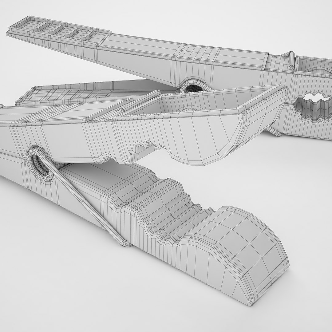 3D Plastic Clothespin Clothes Model - TurboSquid 1365573