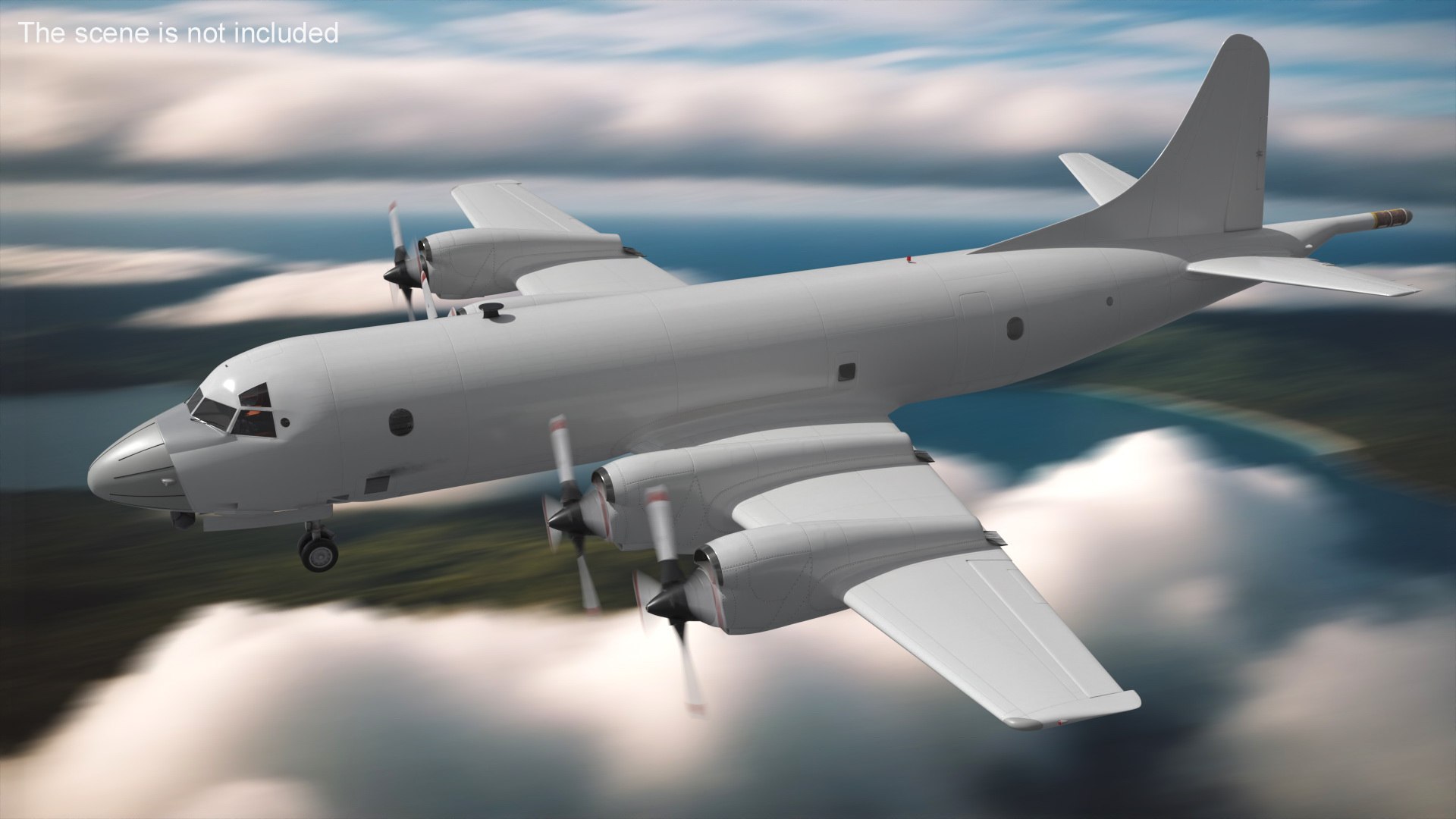 3D Orion Maritime Surveillance Aircraft Simplified - TurboSquid 2381691