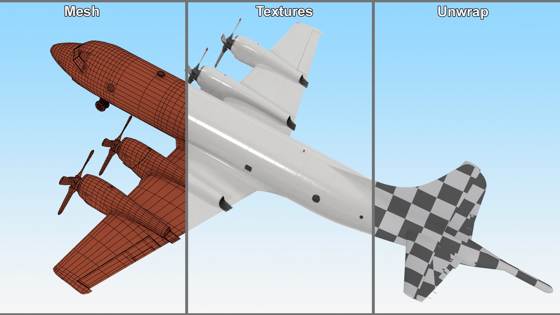 3D Orion Maritime Surveillance Aircraft Simplified - TurboSquid 2381691