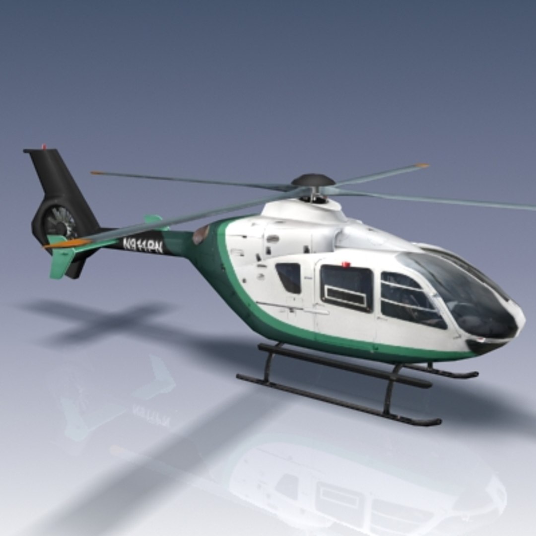 Eurocopter Ec135 3d Max