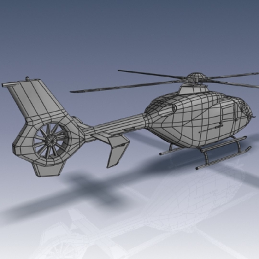 Eurocopter Ec135 3d Max
