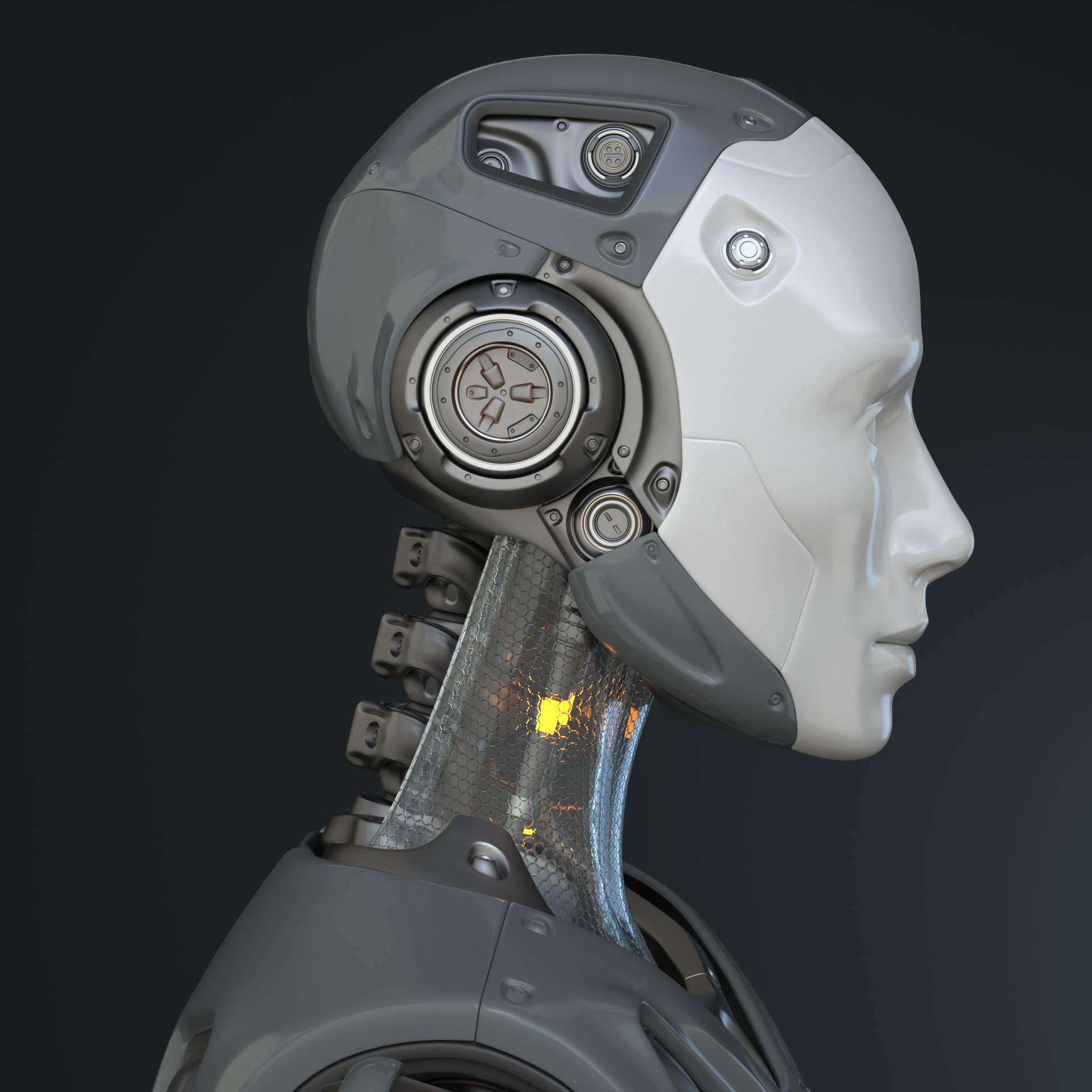 Cyber Robot Android 3D - TurboSquid 1800811