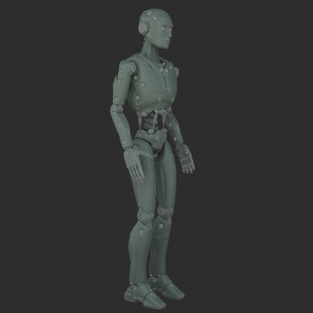 Cyber Robot Android 3D - TurboSquid 1800811