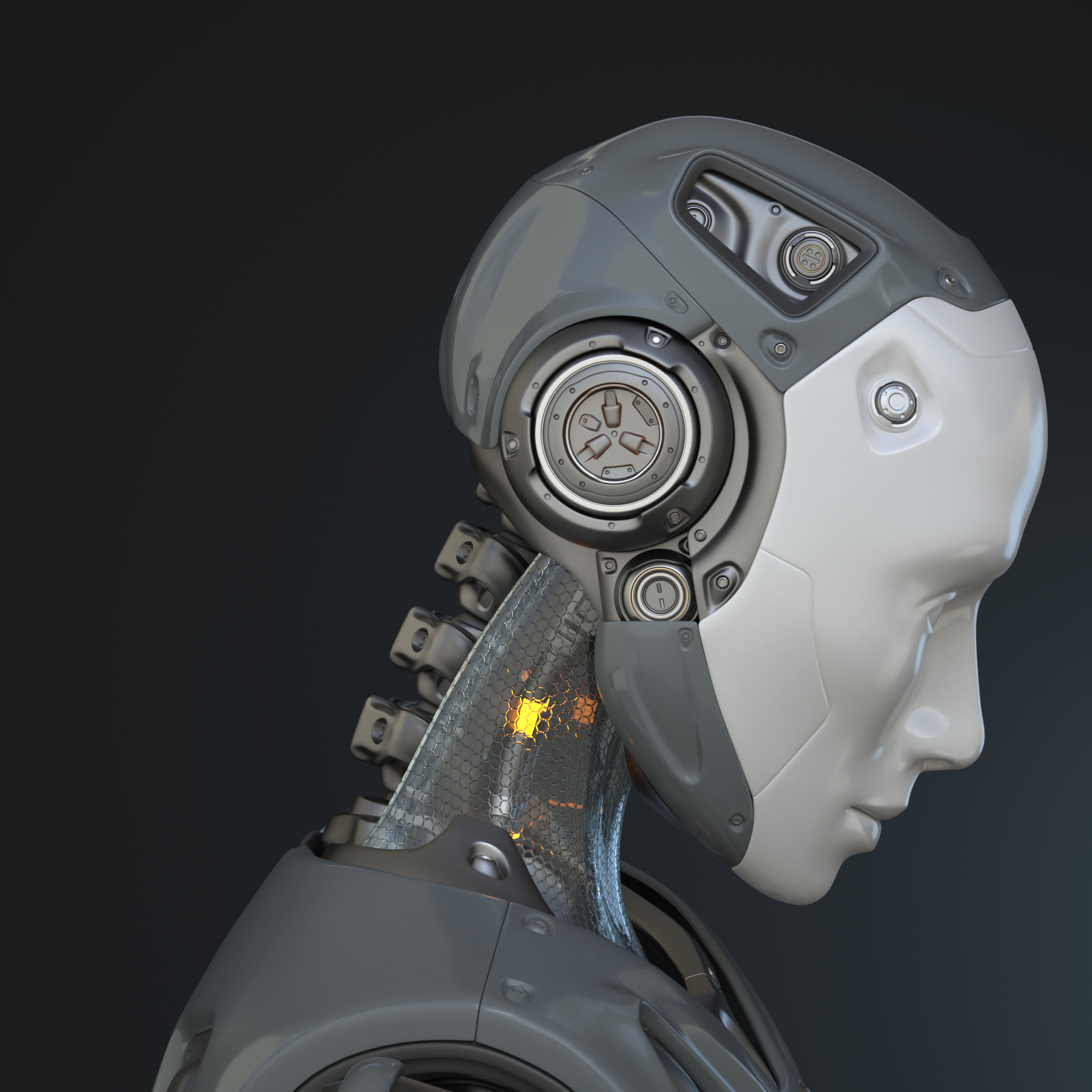 Cyber Robot Android 3D - TurboSquid 1800811