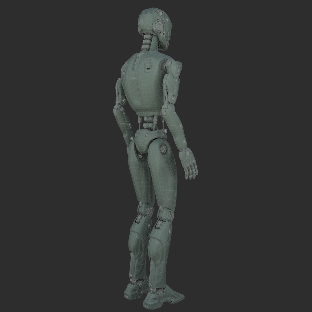 Cyber Robot Android 3D - TurboSquid 1800811