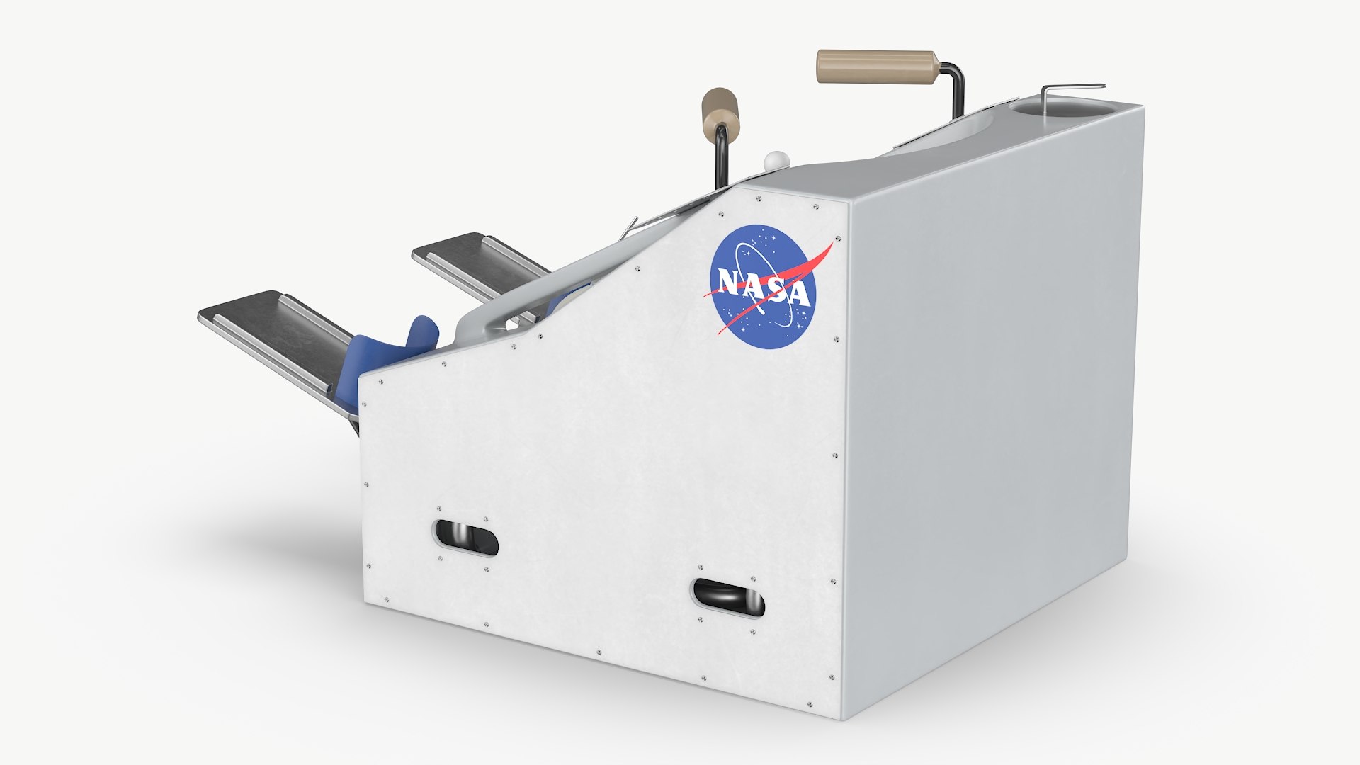 NASA Space Vacuum Toilet Module White 3D Model - TurboSquid 2448463