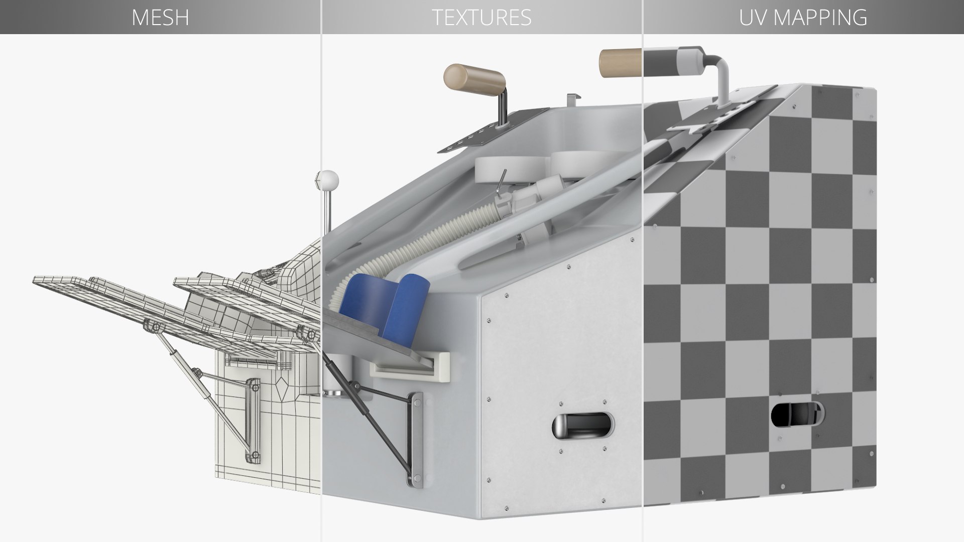 NASA Space Vacuum Toilet Module White 3D Model - TurboSquid 2448463