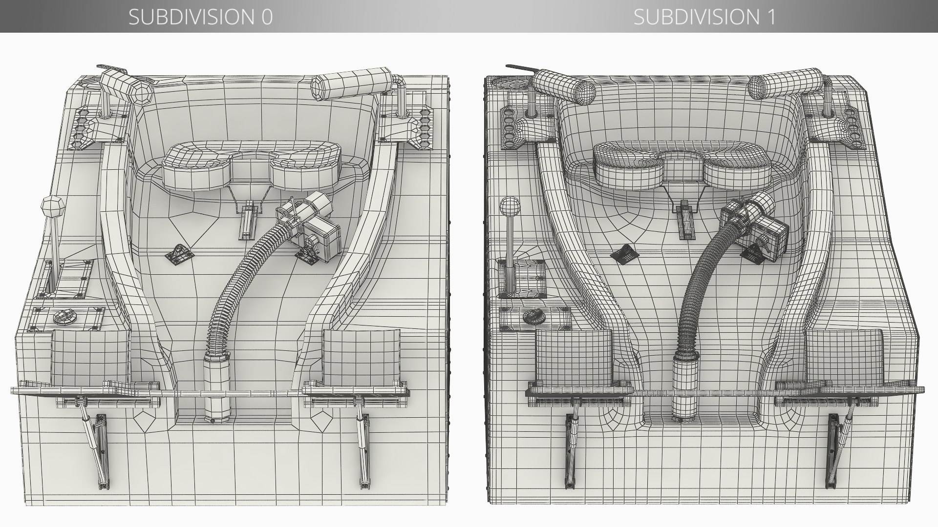 NASA Space Vacuum Toilet Module White 3D Model - TurboSquid 2448463