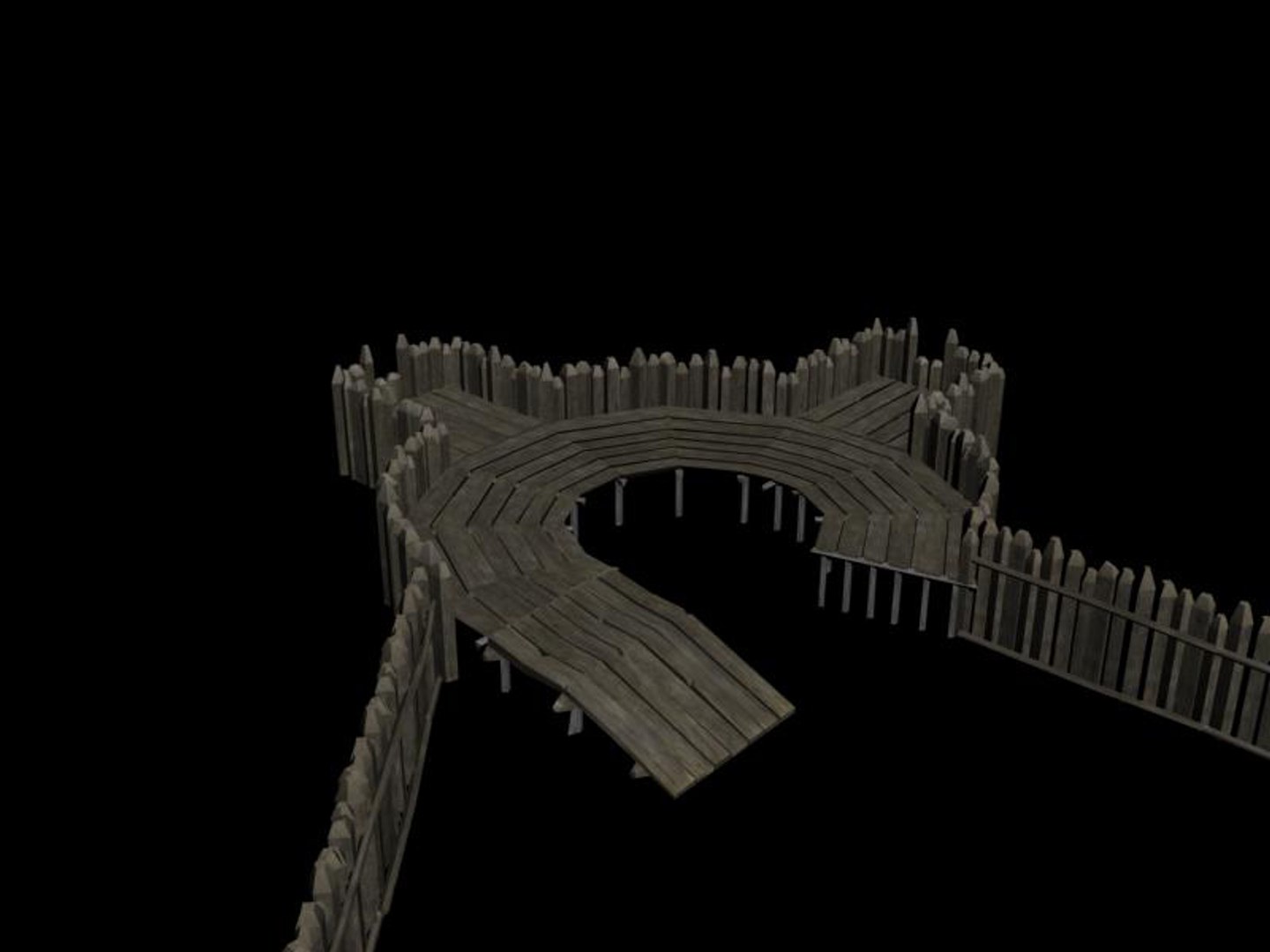 3d max log fort