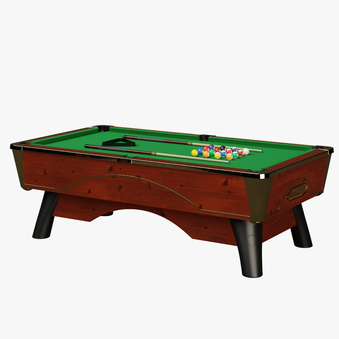 Pool Table 3D Model - TurboSquid 1857253
