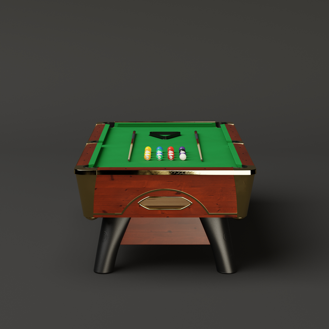 Pool Table 3D Model - TurboSquid 1857253