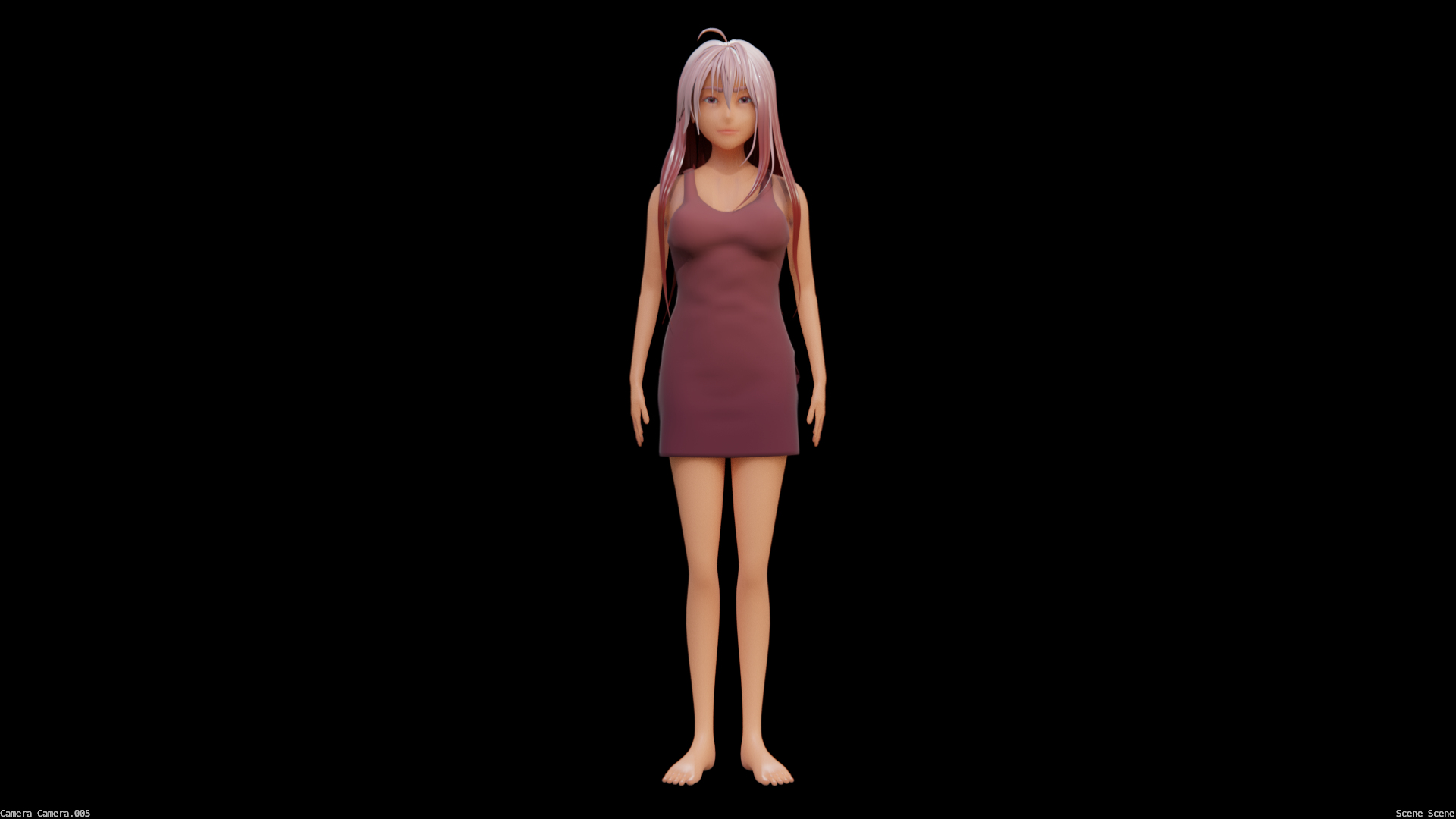 3D Simple Female Character Model - TurboSquid 2297116