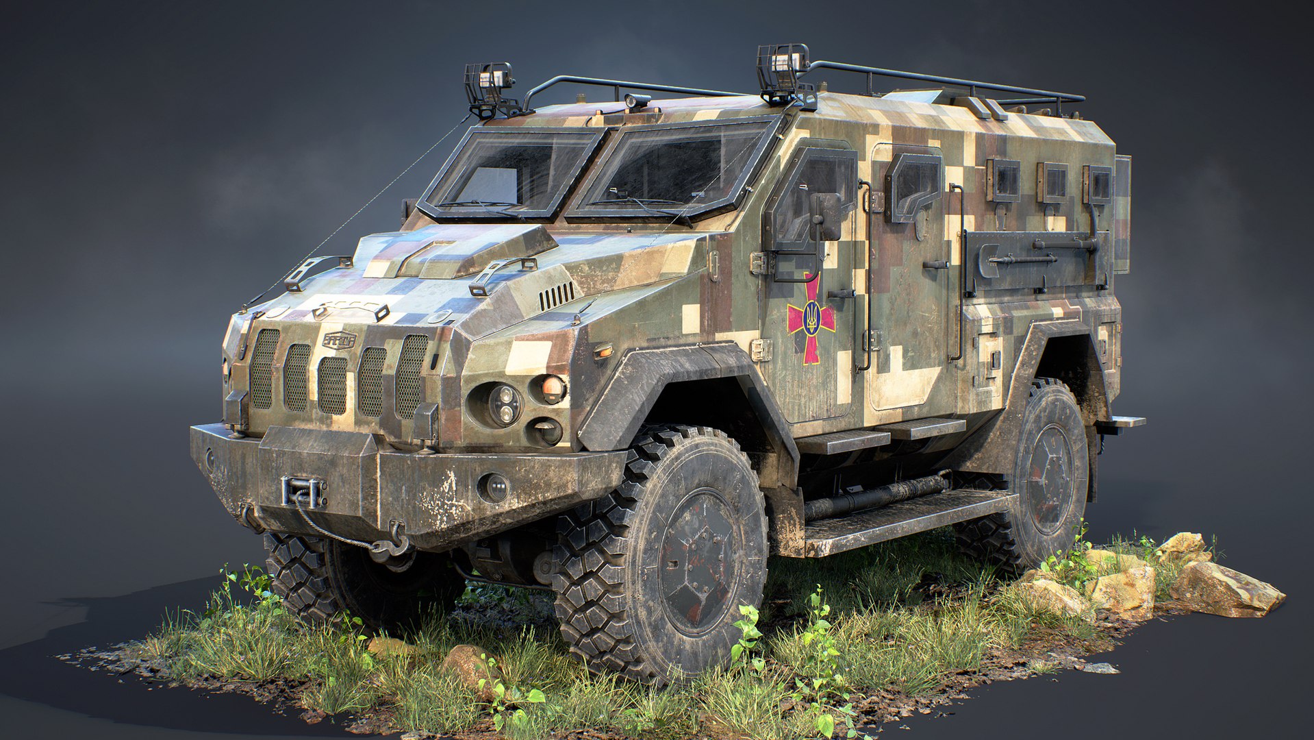 Varta MRAP With Interior Game Ready Model - TurboSquid 2251331