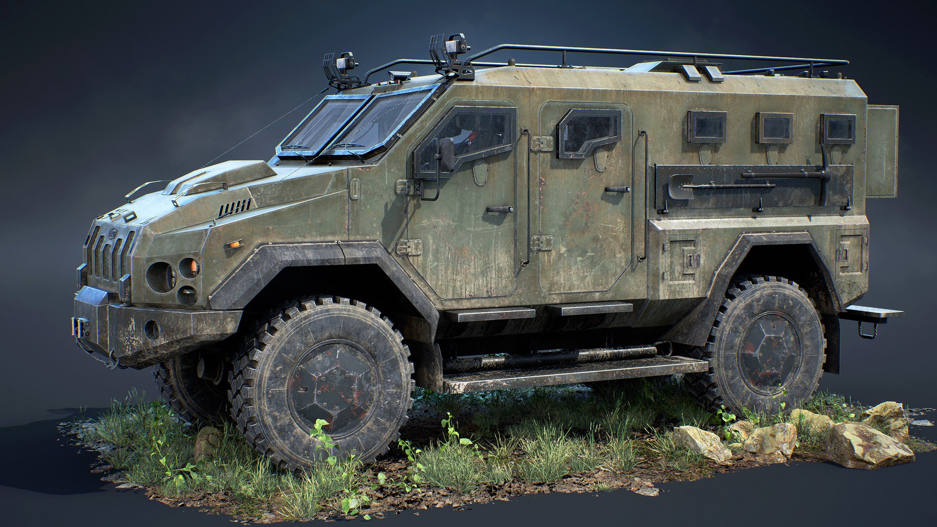 Varta MRAP With Interior Game Ready Model - TurboSquid 2251331