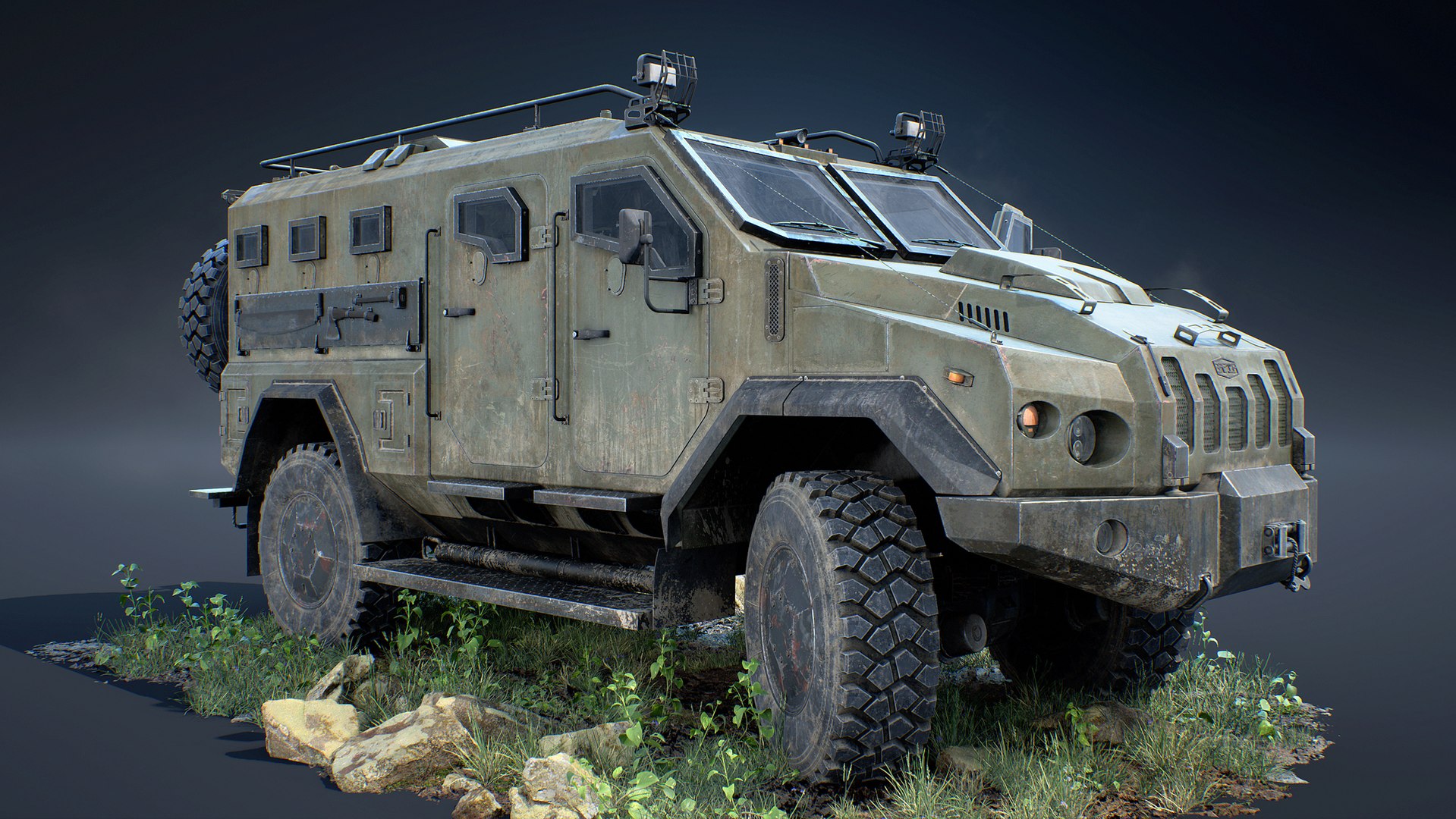 Varta MRAP With Interior Game Ready Model - TurboSquid 2251331