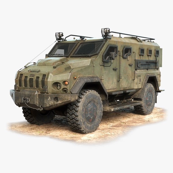 3D модель Varta MRAP с внутренней отделкой Game Ready - TurboSquid 2251331