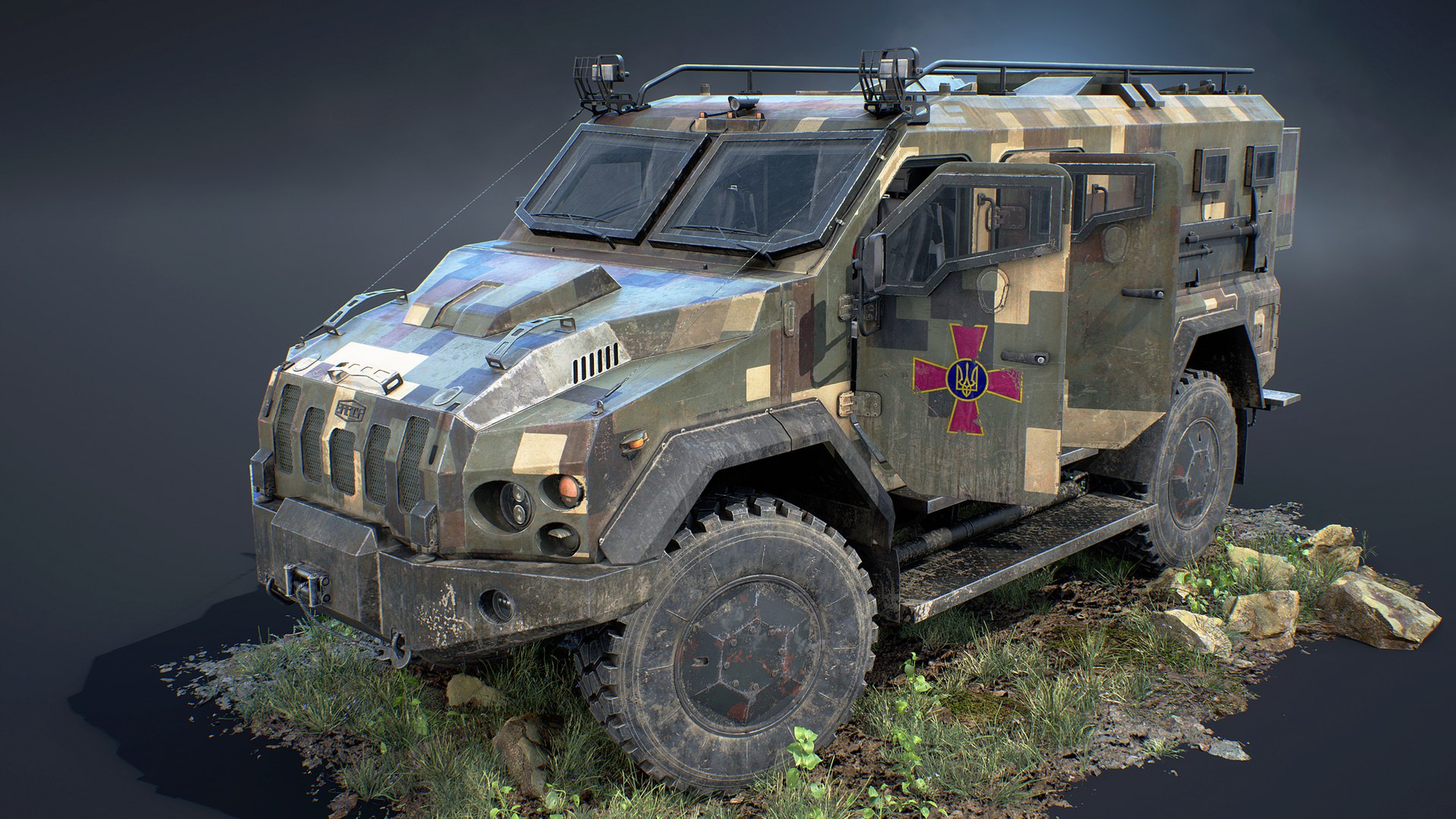 Varta MRAP With Interior Game Ready Model - TurboSquid 2251331