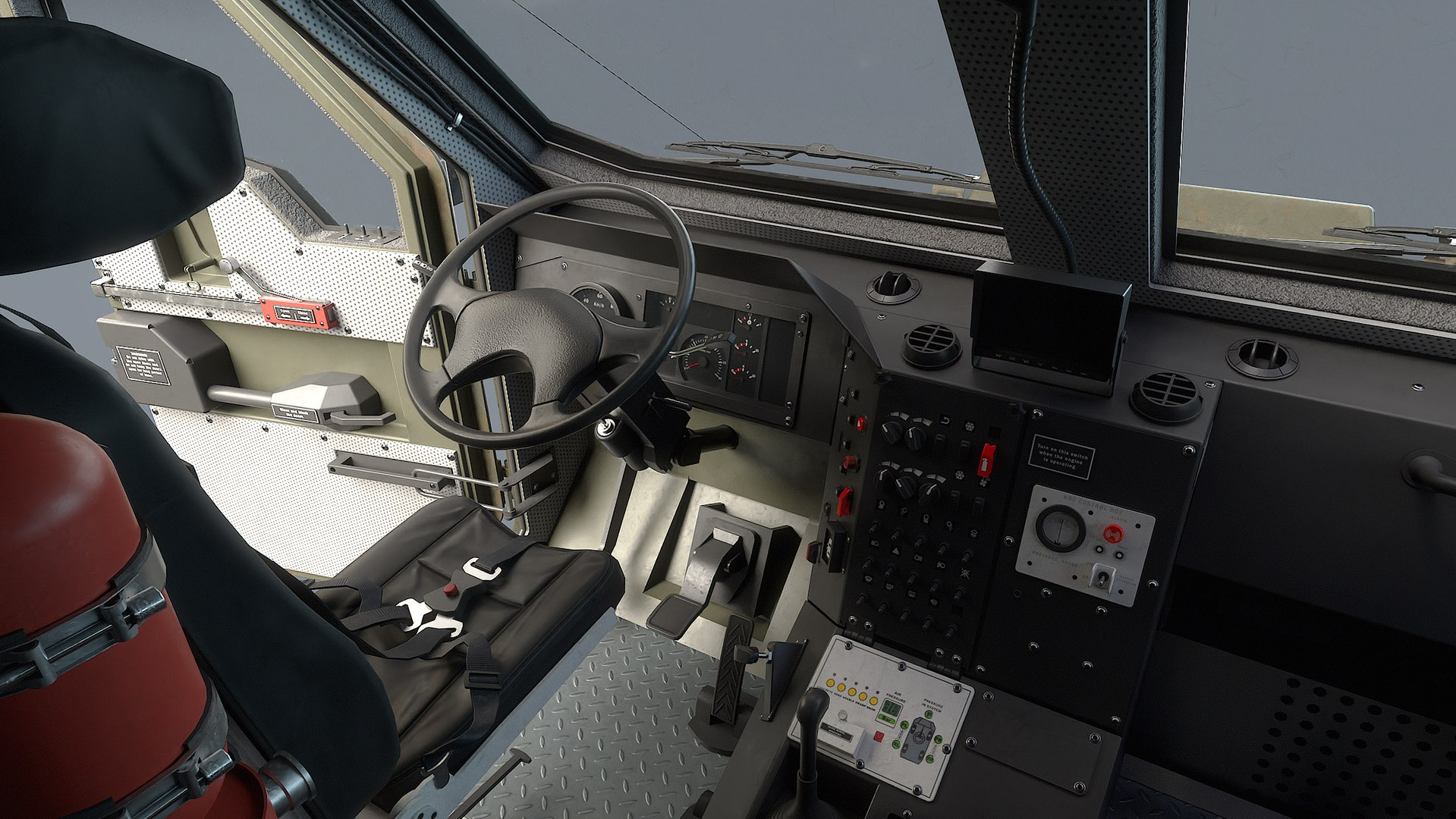 Varta MRAP With Interior Game Ready Model - TurboSquid 2251331