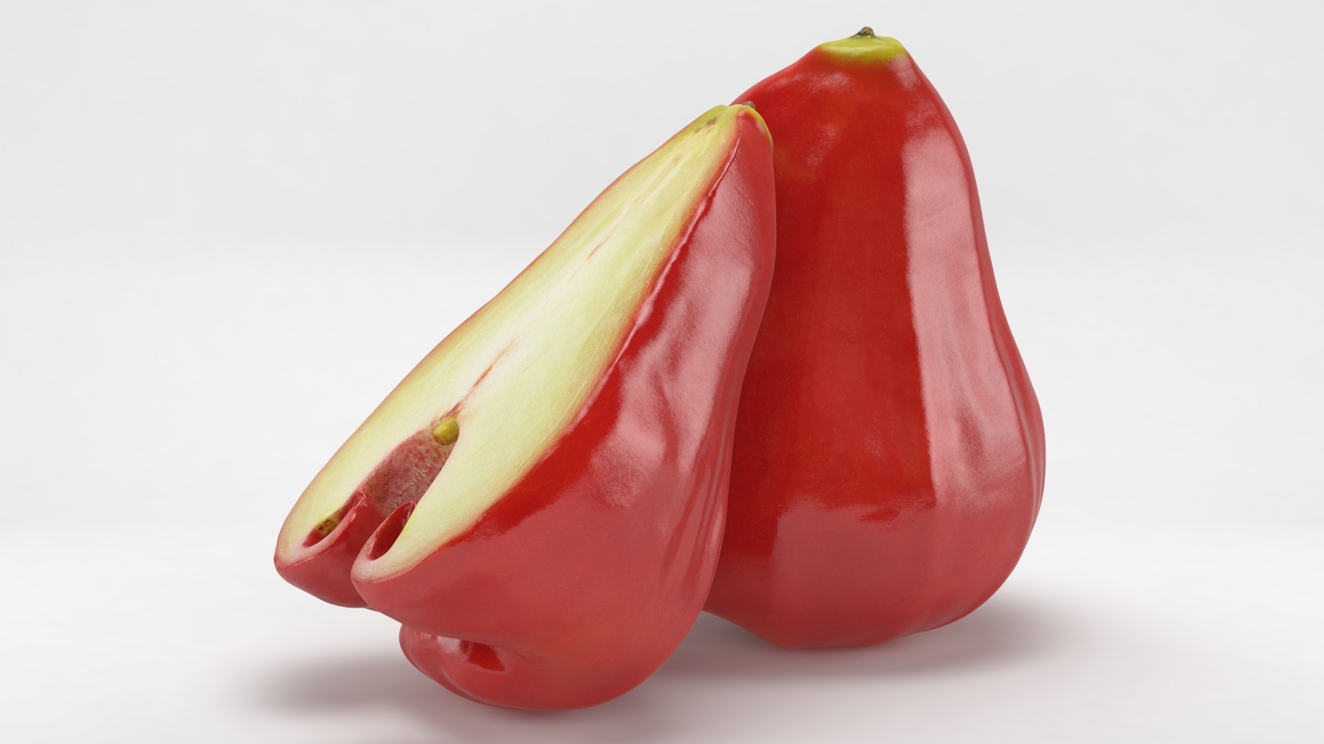 3D Rose Apple Pose 2 Model - TurboSquid 1846599