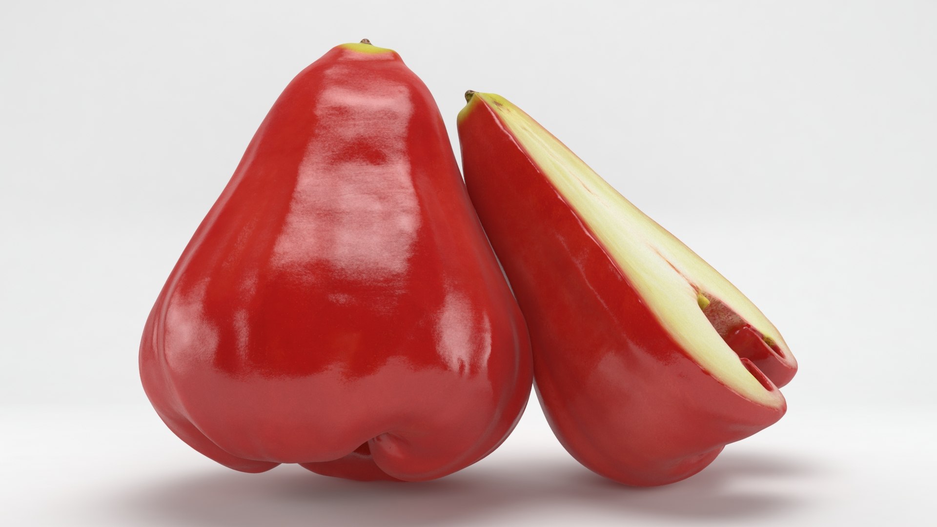 3D Rose Apple Pose 2 Model - TurboSquid 1846599