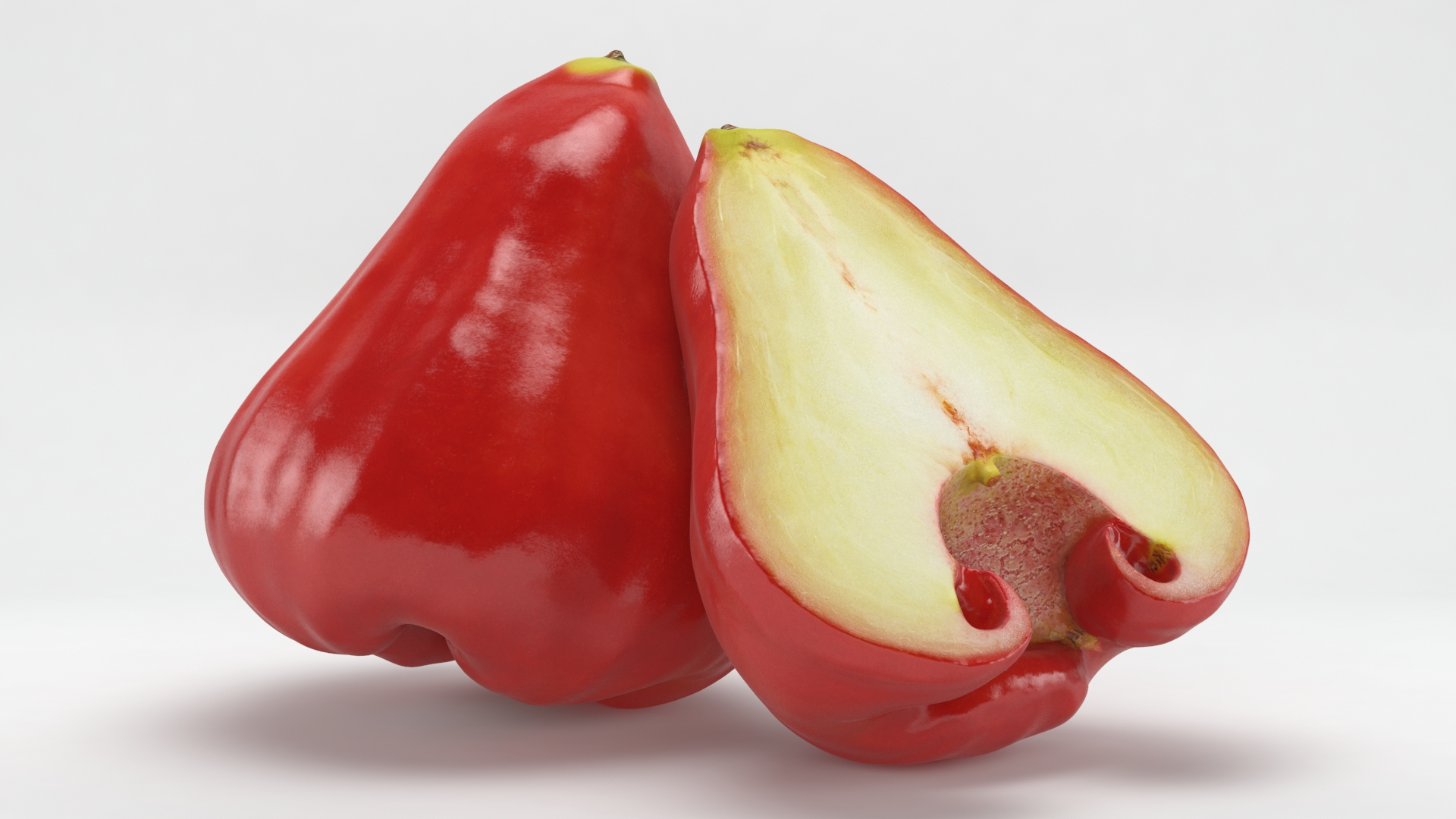 3D Rose Apple Pose 2 Model - TurboSquid 1846599