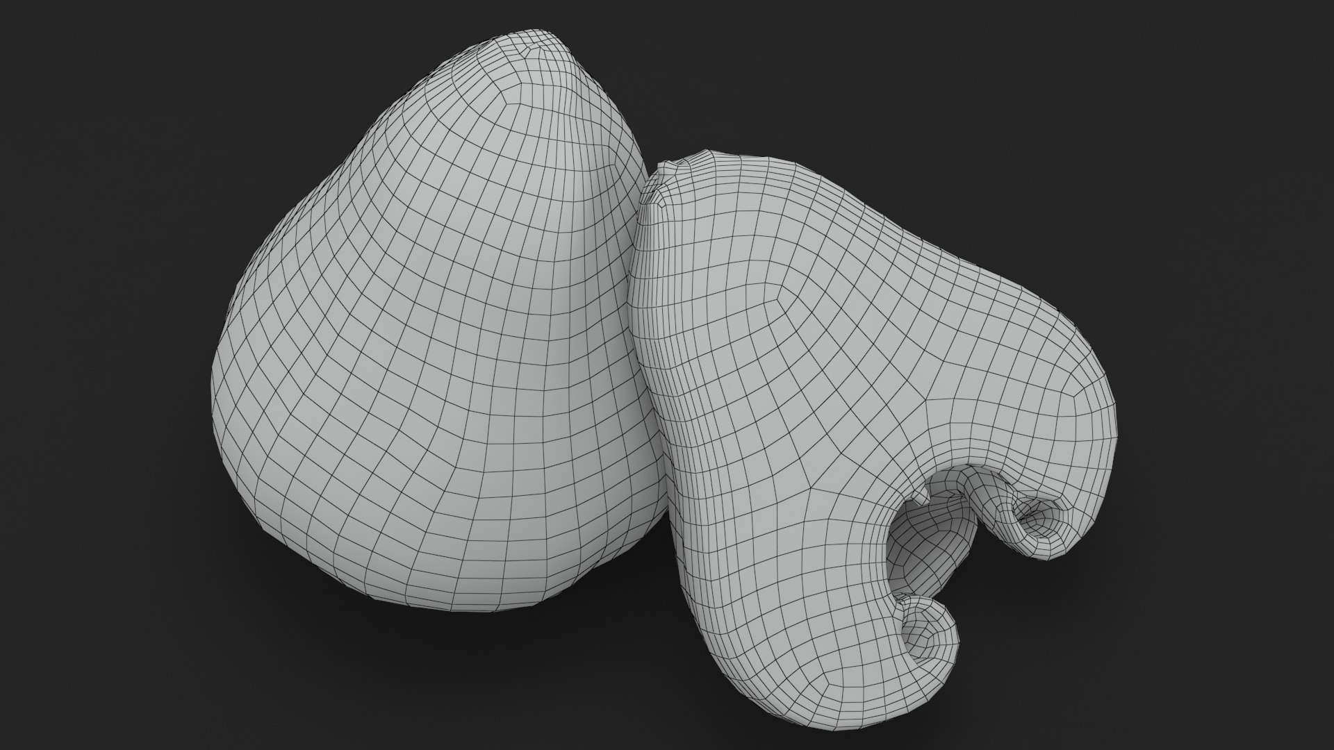 3D Rose Apple Pose 2 Model - TurboSquid 1846599