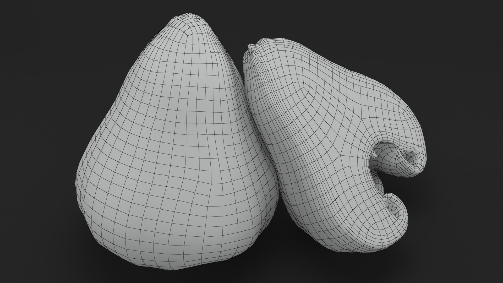 3D Rose Apple Pose 2 Model - TurboSquid 1846599