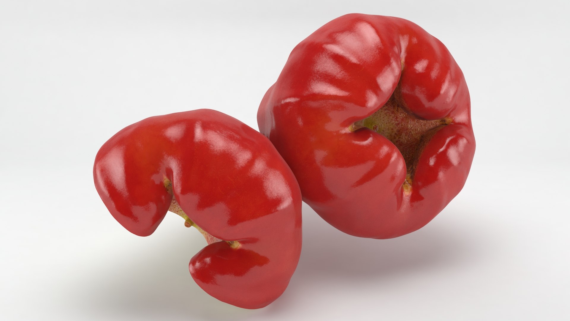 3D Rose Apple Pose 2 Model - TurboSquid 1846599