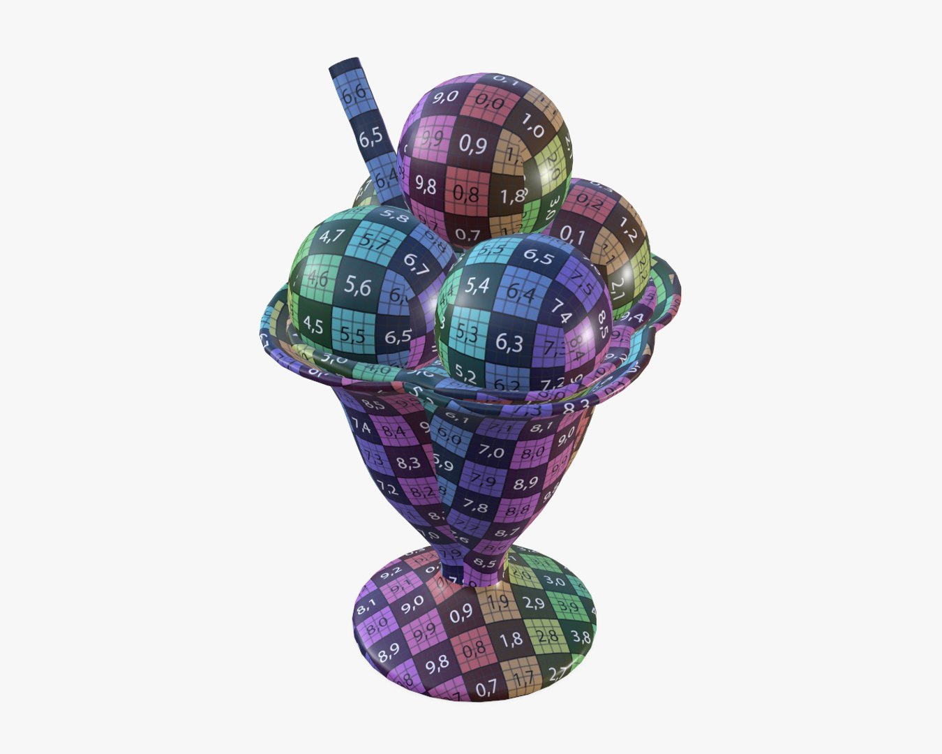 Ice Cream Ball 3D Model - TurboSquid 1417277