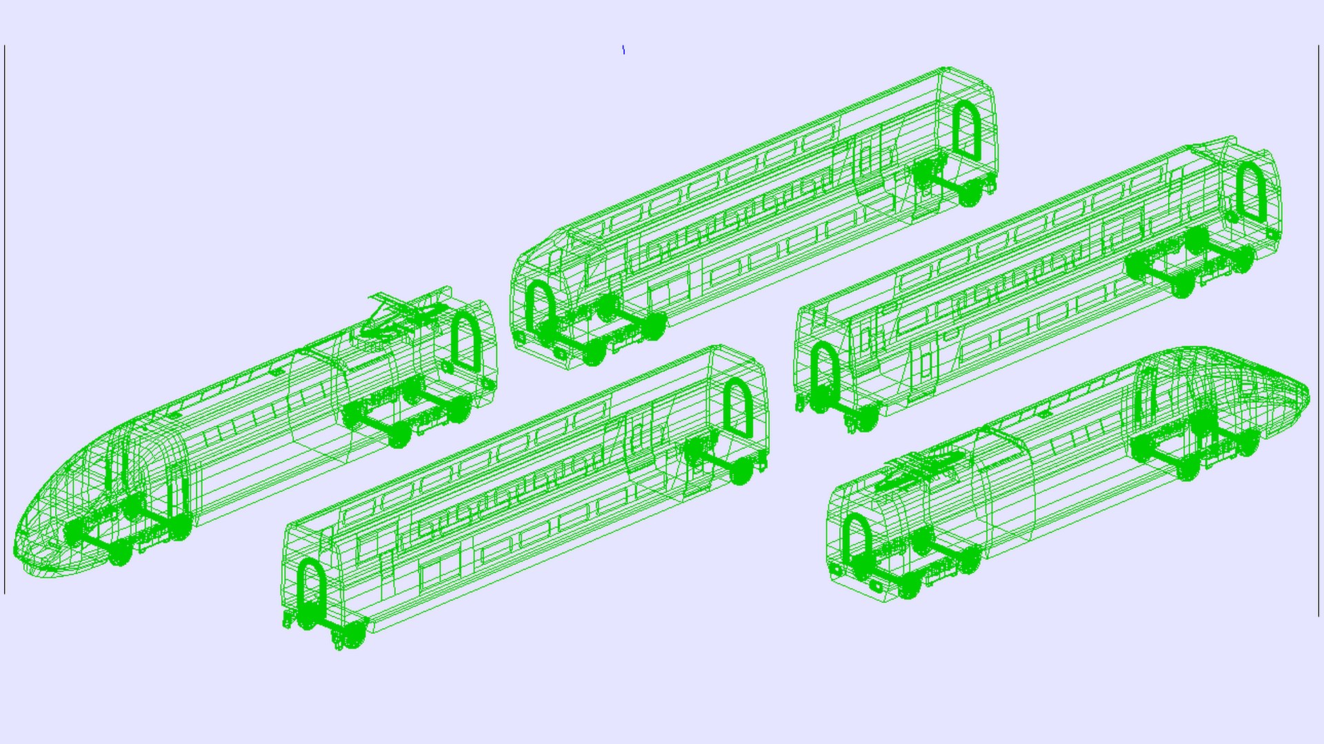 Euroduplex Tgv Passenger Train Low Poly 3D Model - TurboSquid 1747089
