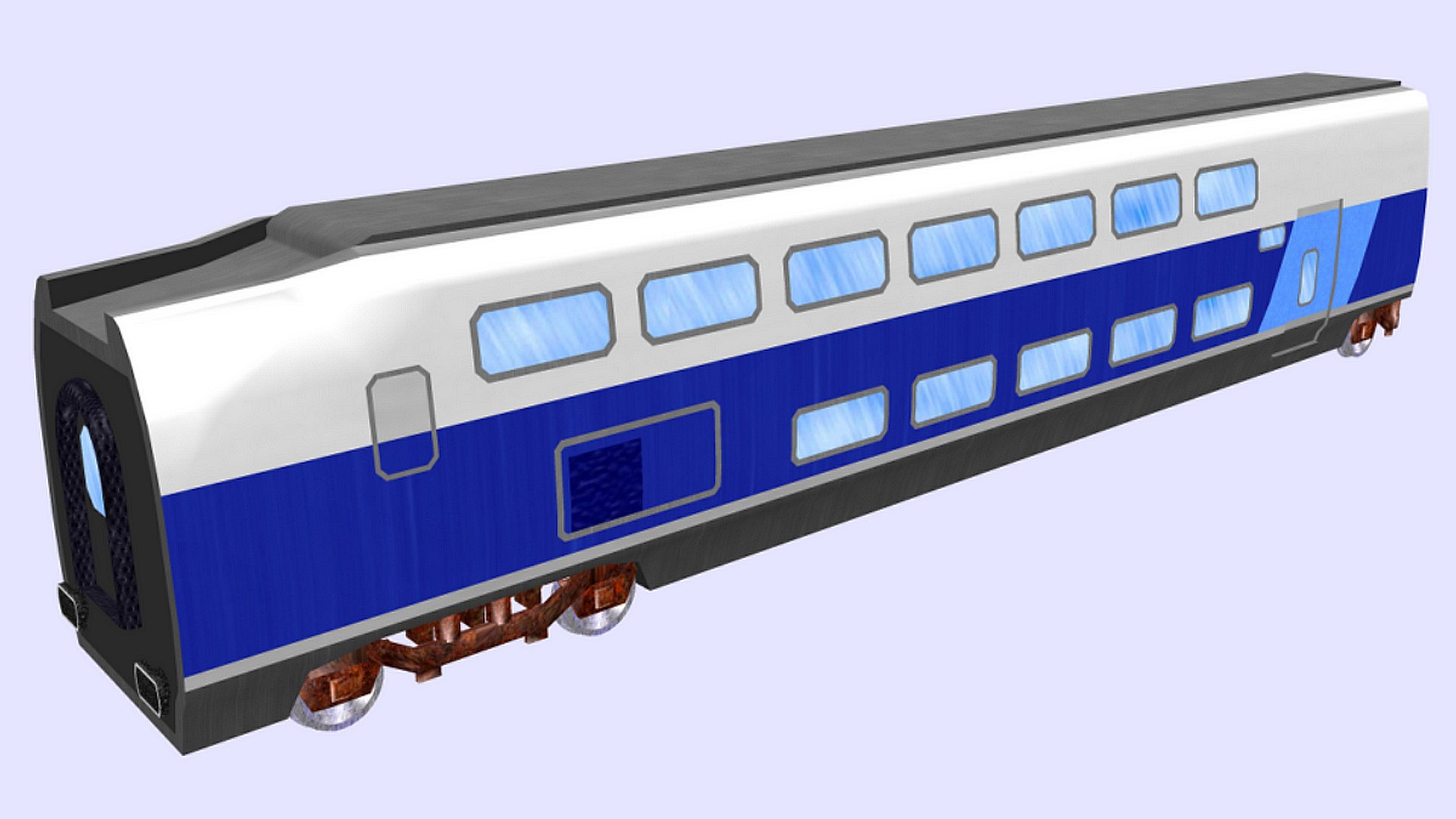 Euroduplex Tgv Passenger Train Low Poly 3D Model - TurboSquid 1747089
