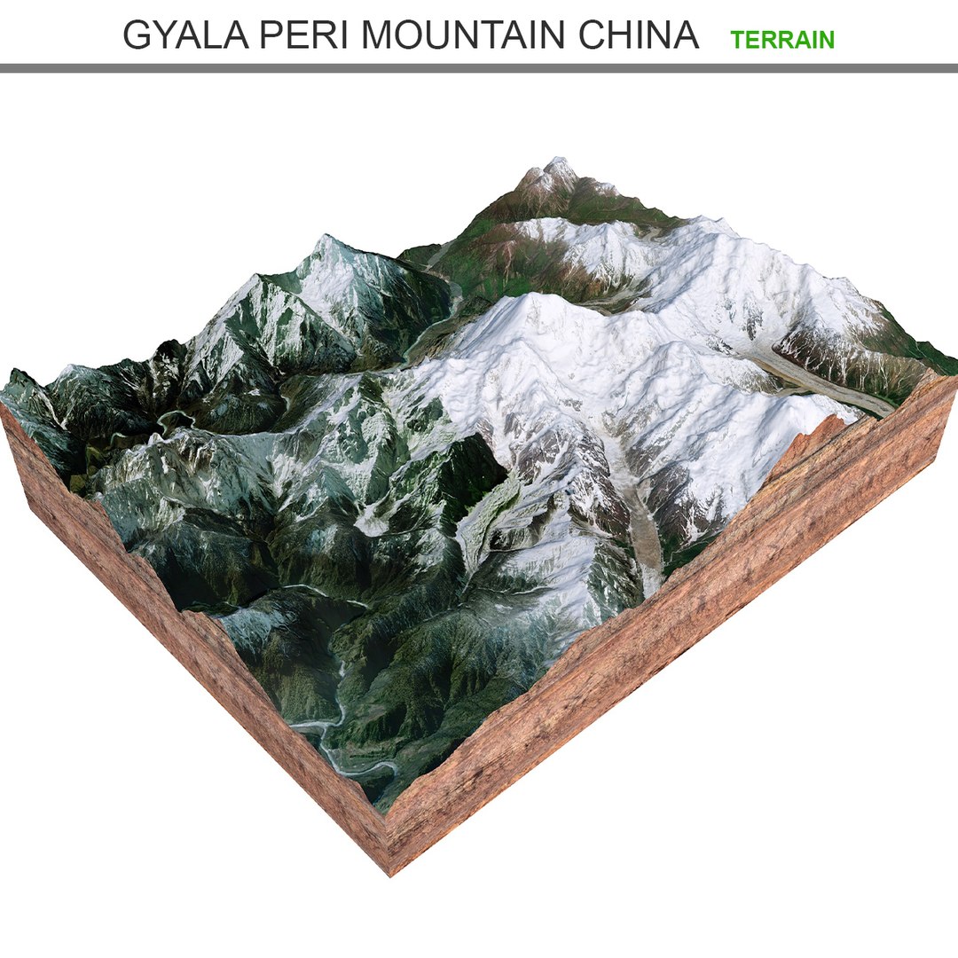 Gyala Peri Mountain China 3D - TurboSquid 2061697