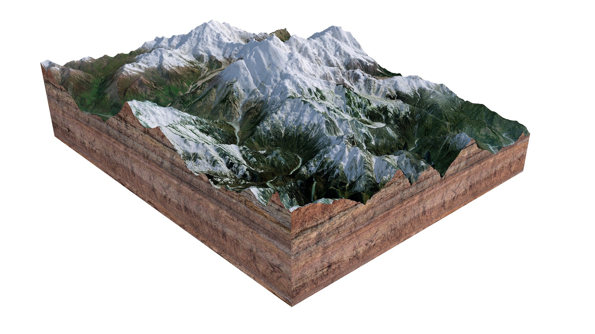 Gyala Peri Mountain China 3D - TurboSquid 2061697