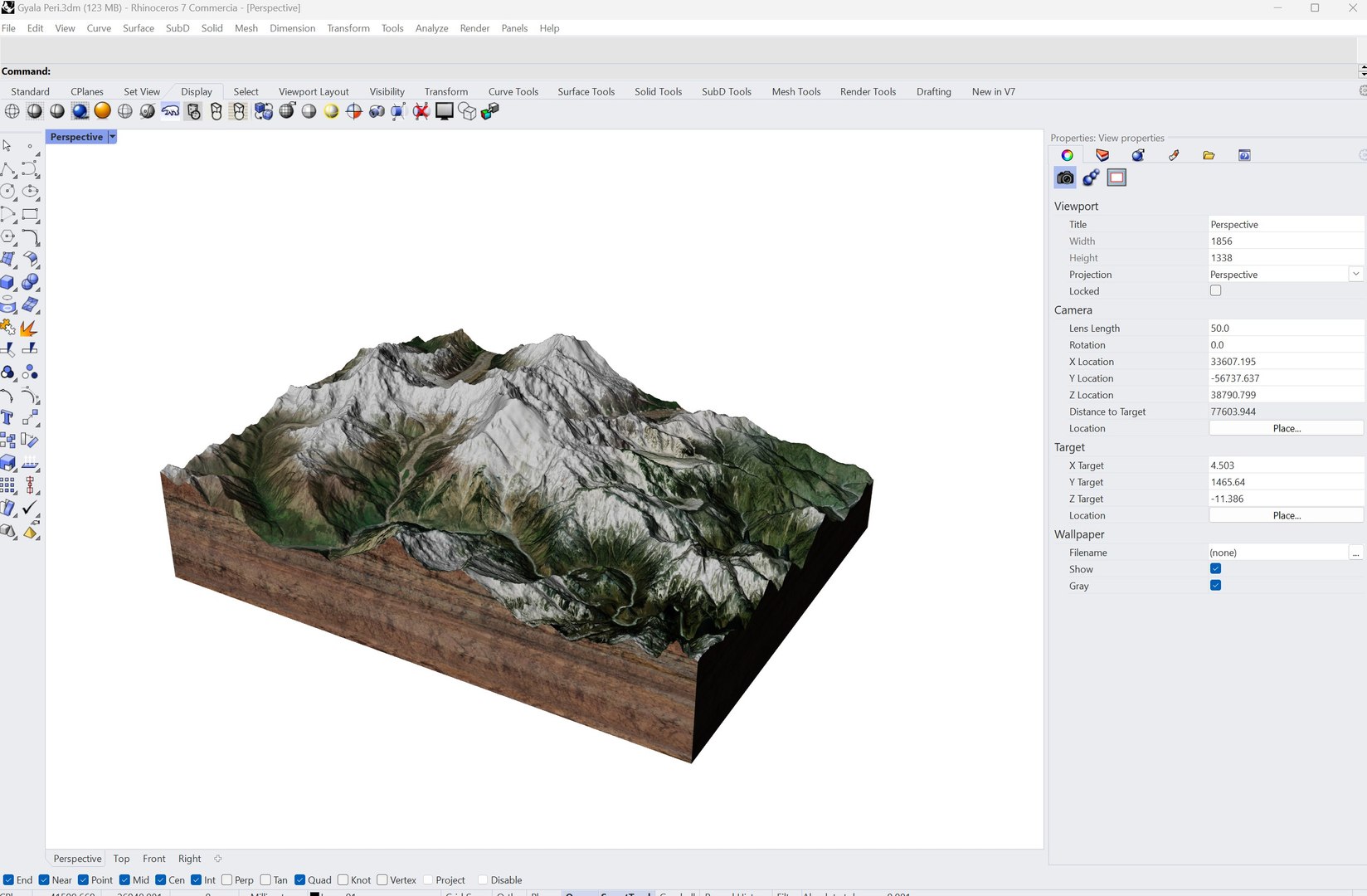 Gyala Peri Mountain China 3D - TurboSquid 2061697