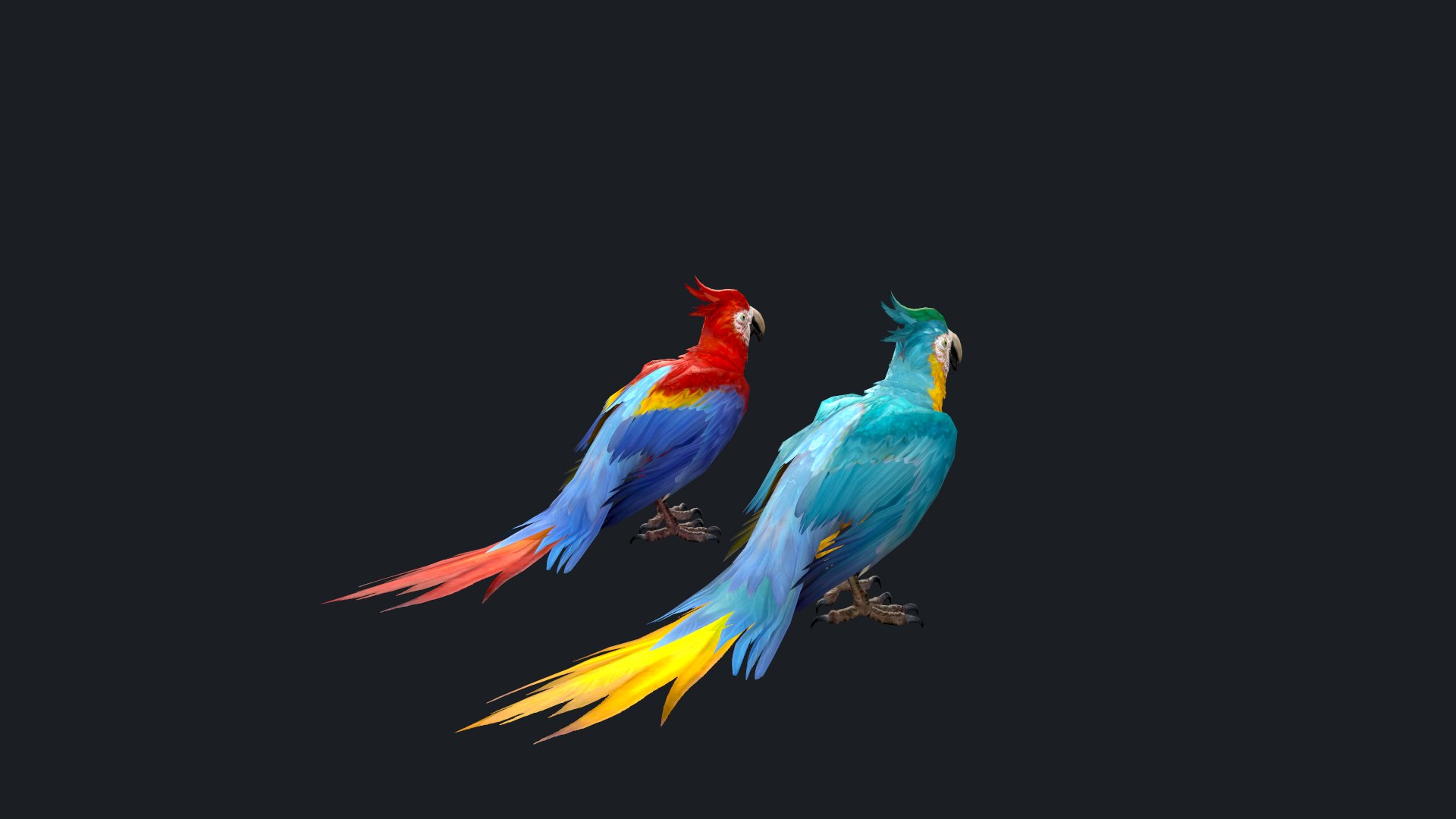3D Model Parrot Character - TurboSquid 2011751