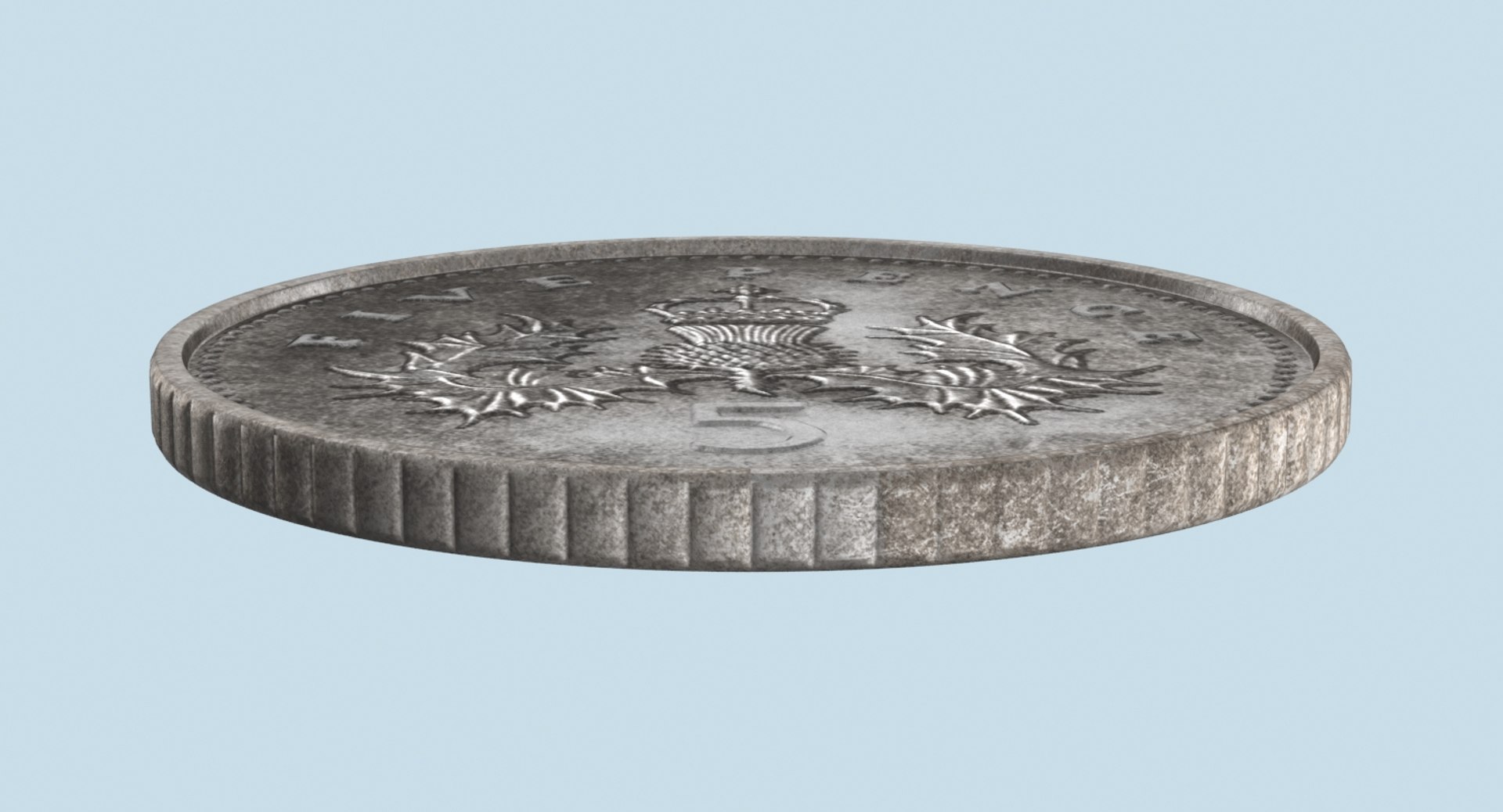 3d 5 Pence Coin