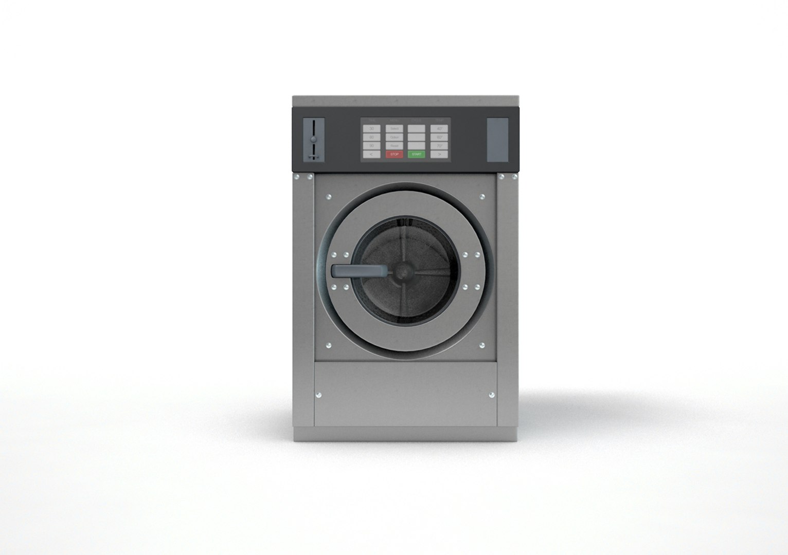 3d C4d Industrial Washing Machine