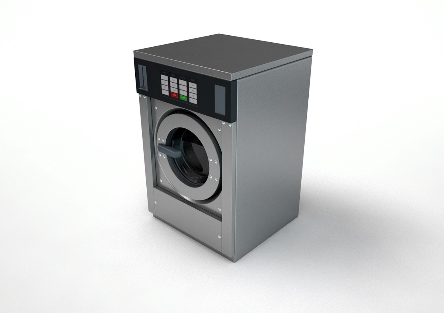 3d C4d Industrial Washing Machine