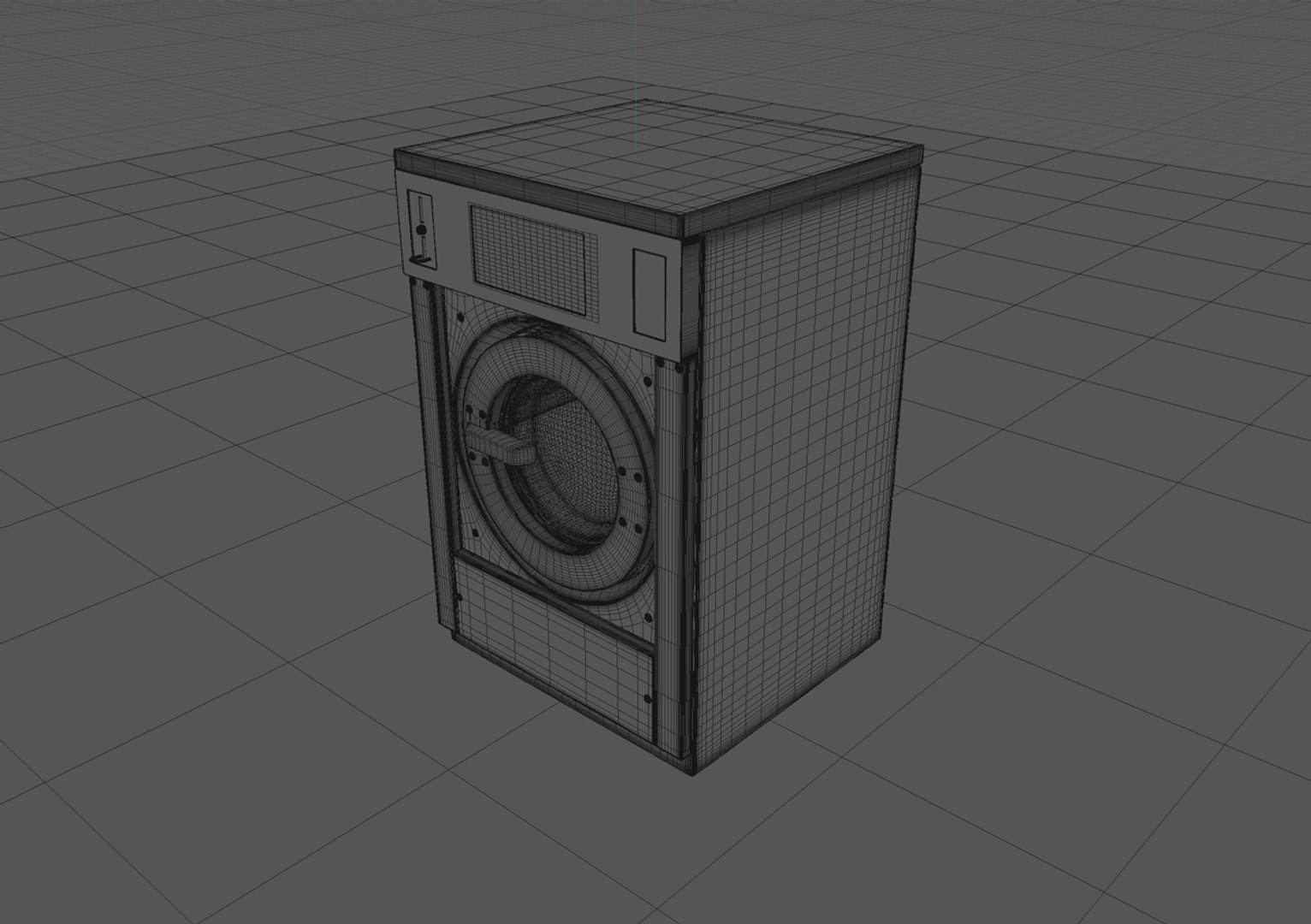 3d C4d Industrial Washing Machine