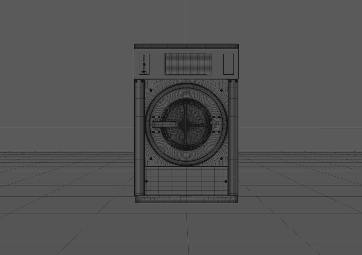 3d C4d Industrial Washing Machine