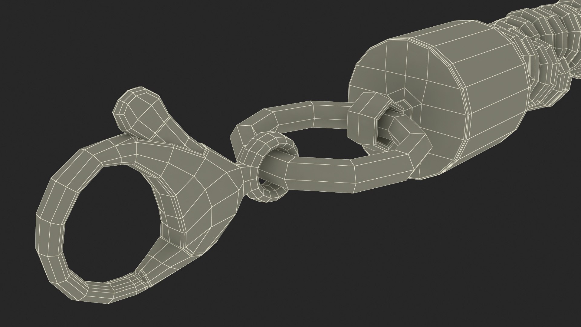 3D Golden Rope Chain - TurboSquid 2239825