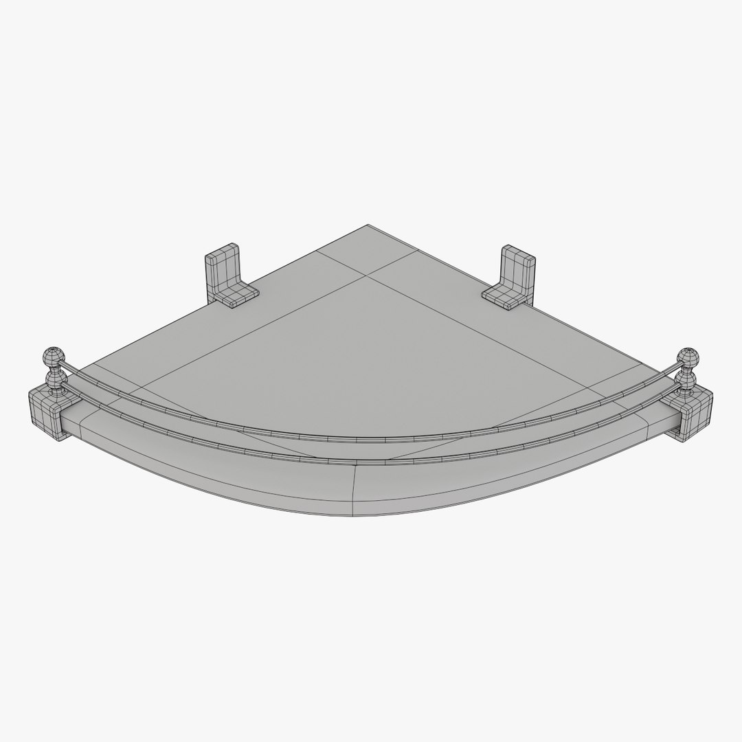 Corner Table 3d Model