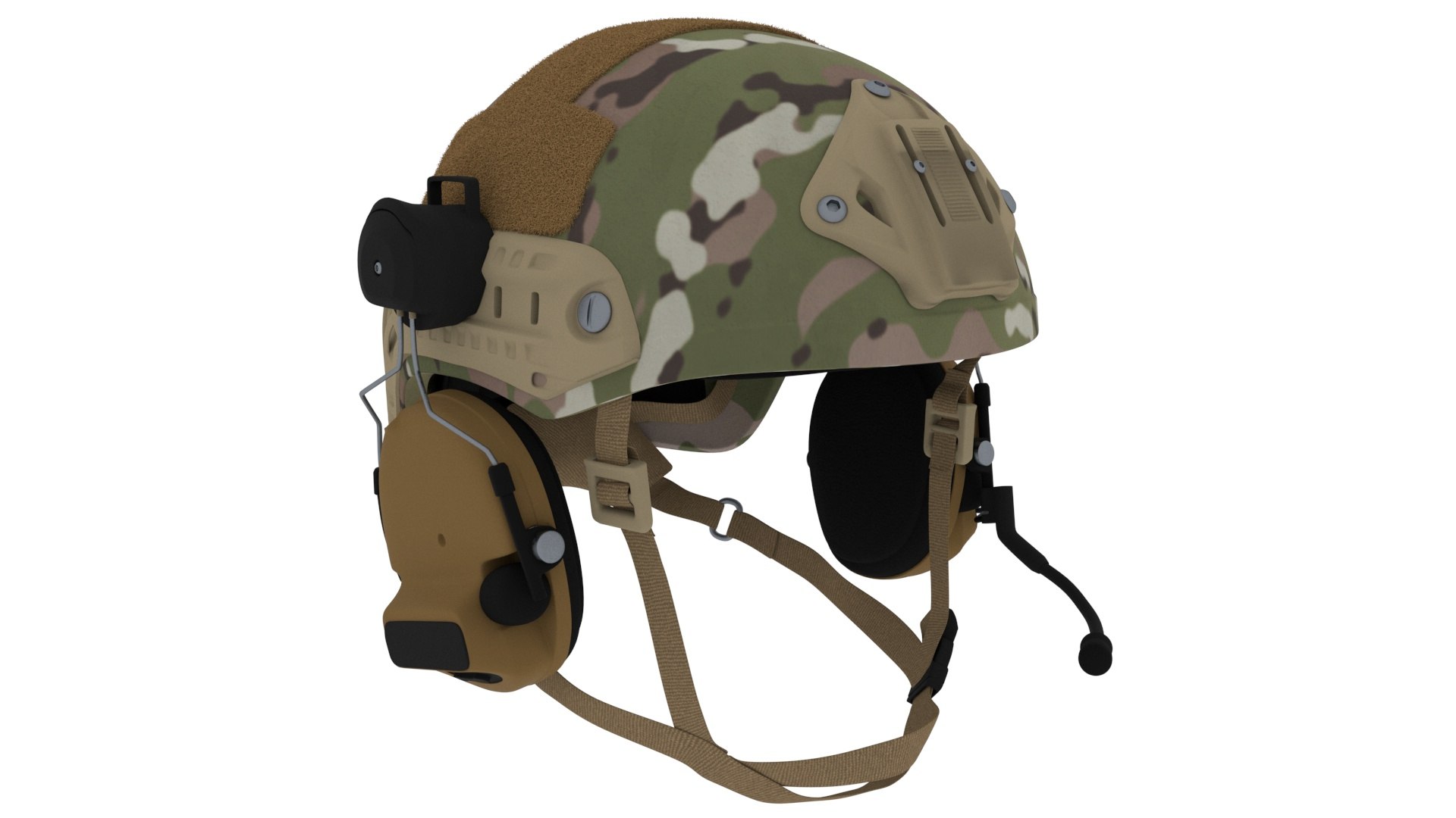Tactical Gear Helmet Green Camo Fur For Cinema 4D Model - TurboSquid ...