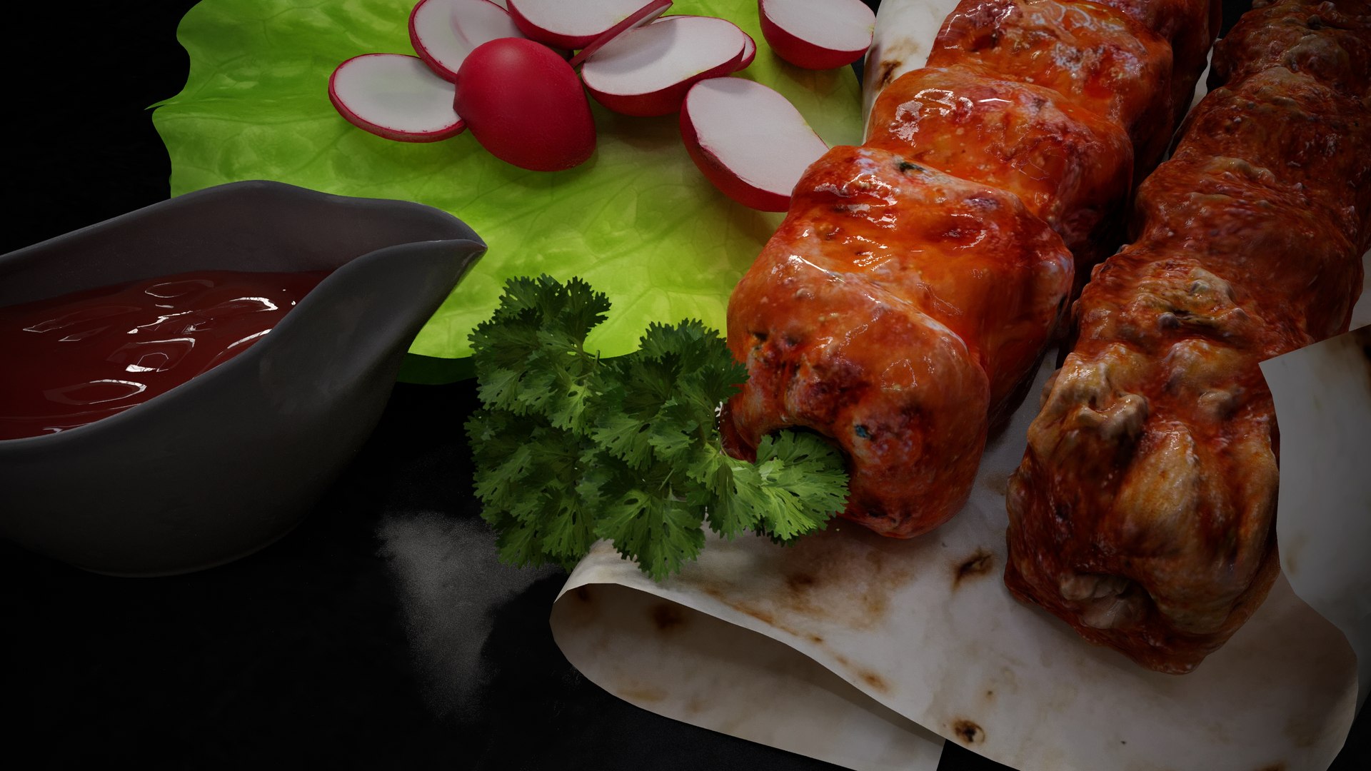 Kebab Model - TurboSquid 2386474