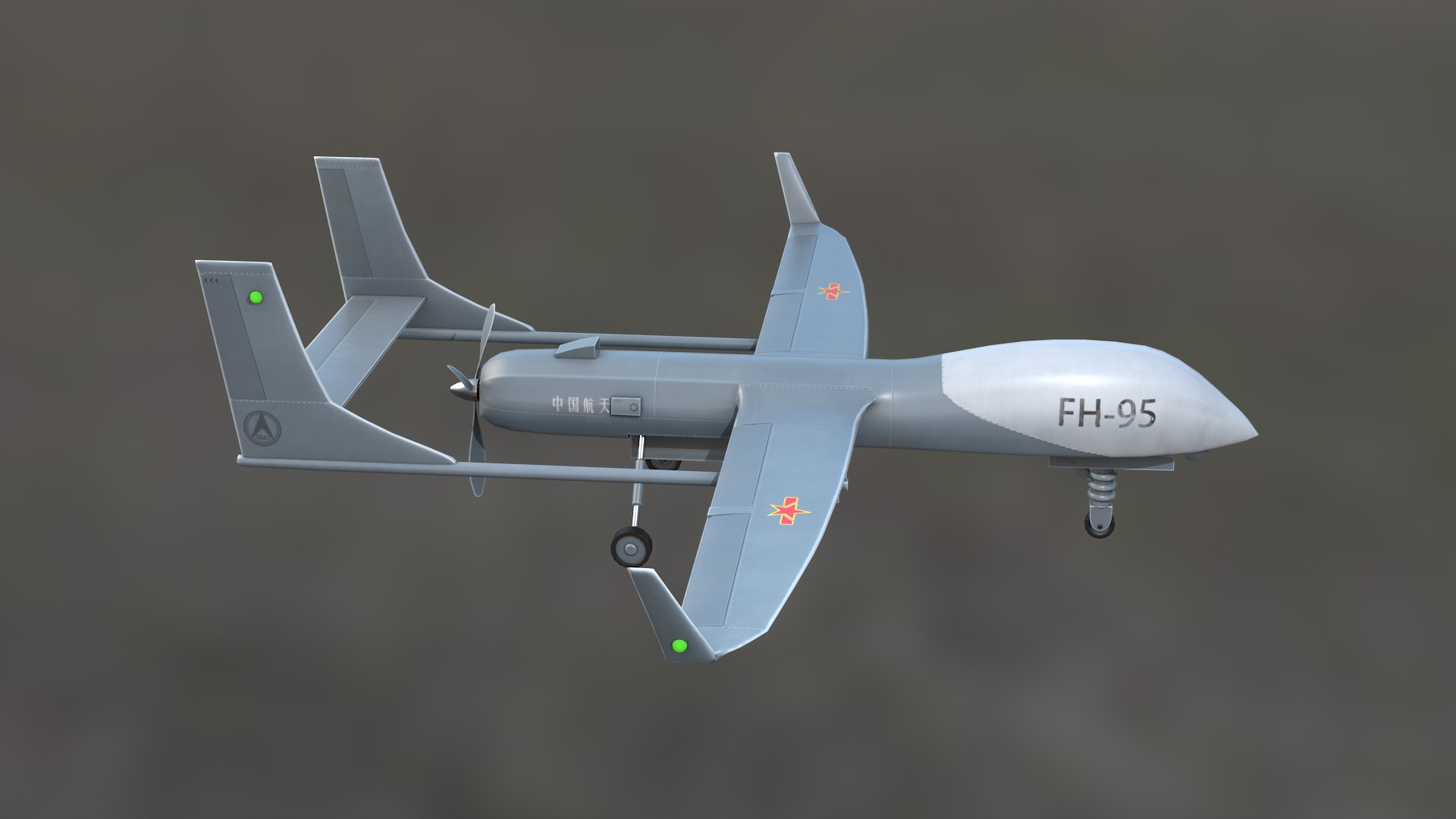 3D Model Ph-95 Chinese UAV - TurboSquid 2123253