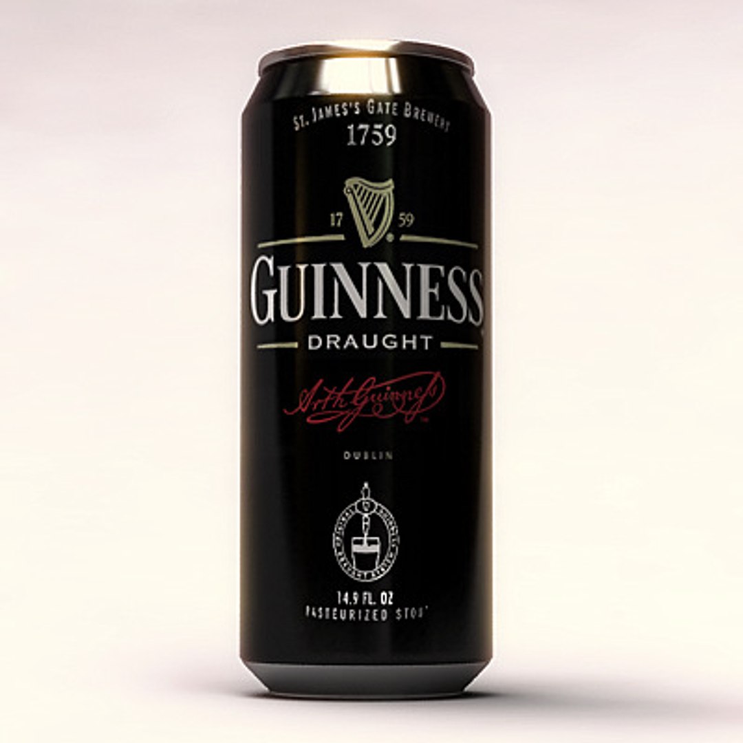 3d 50cl Beer Model