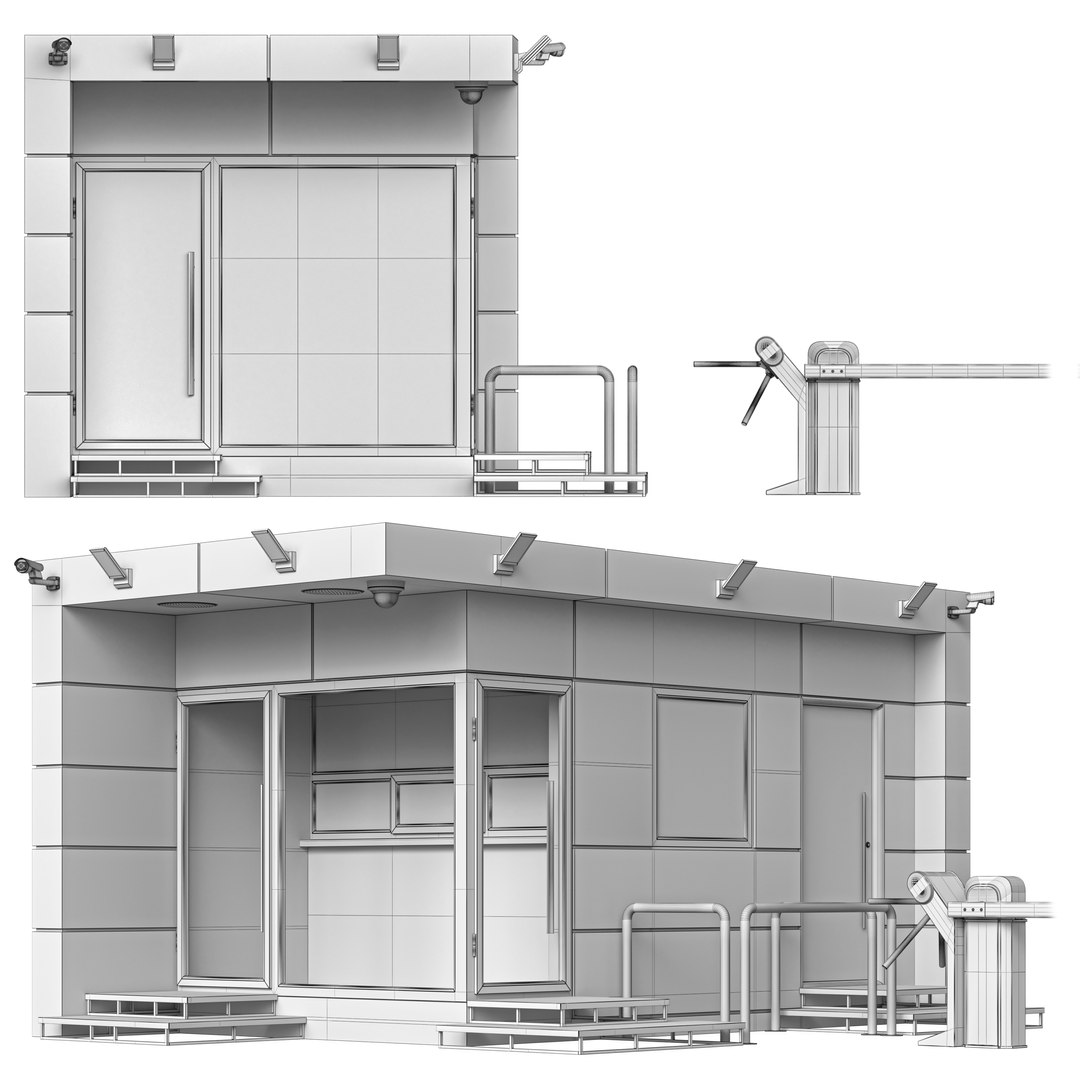 A security room L02 Premium 3D model - TurboSquid 2134939