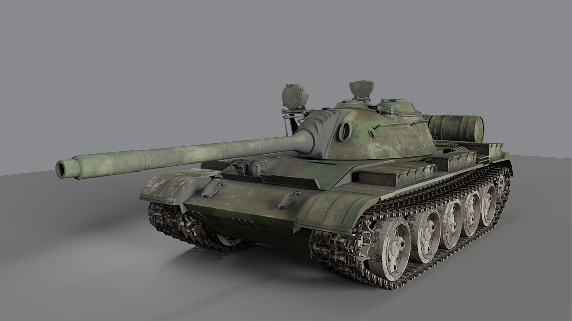 Tank T-55 T 3D - TurboSquid 1638009